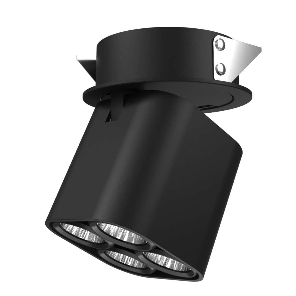 Magnus 4x Semi Recessed Square 4K W 01 – Plus Light Tech